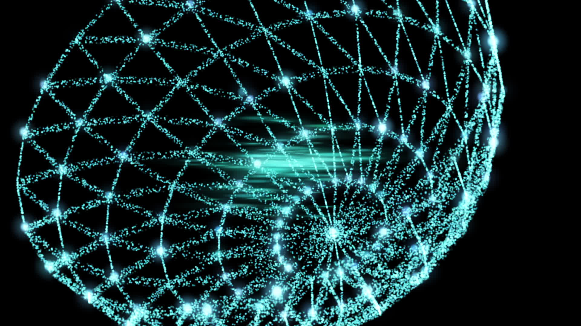 Blue semi globe network pattern background 1949446 Stock Video at Vecteezy