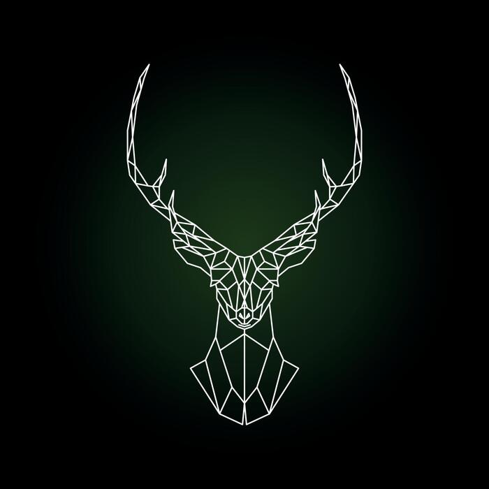 Geometric Deer Head Vector Art, Icons, and Graphics for Free Download