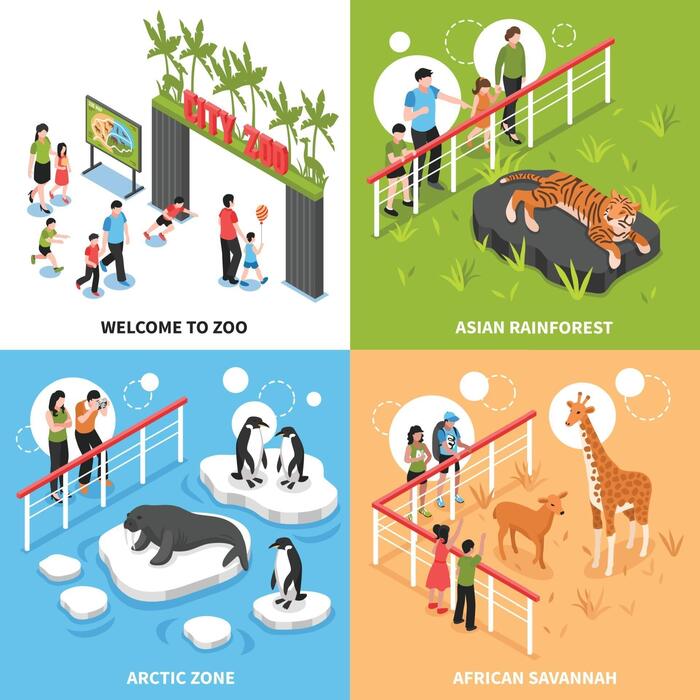 Zoo Vector Art, Icons, and Graphics for Free Download