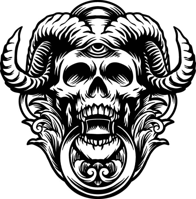 Skull Vector Art, Icons, and Graphics for Free Download