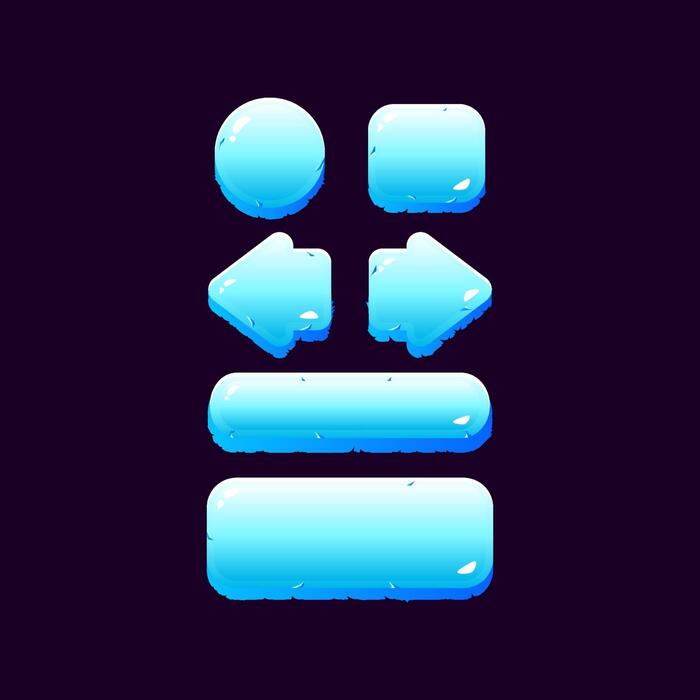 Game Buttons Vector Art, Icons, and Graphics for Free Download