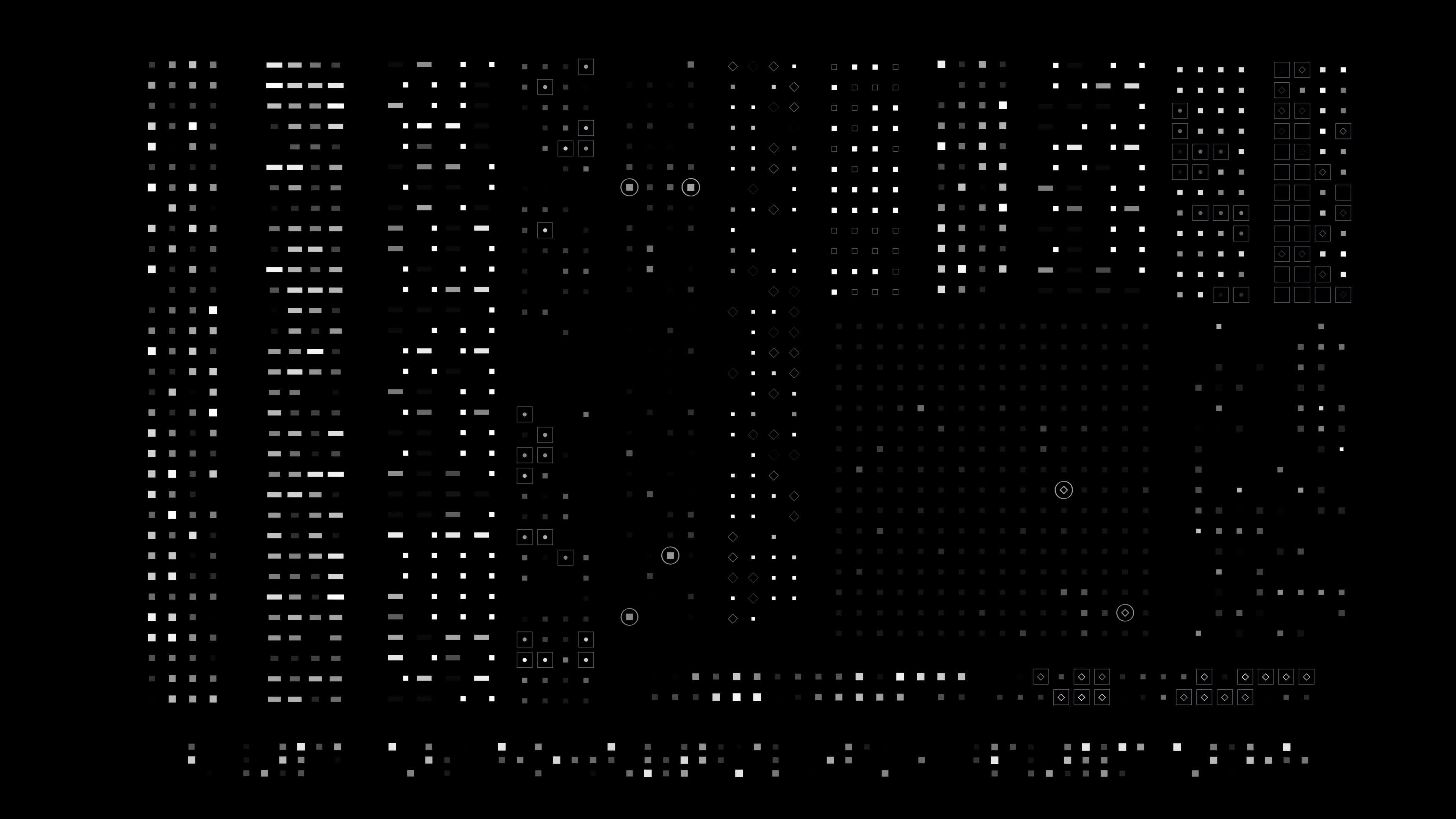 Binary Computer Code random on screen and seamless loop 2014083 Stock ...