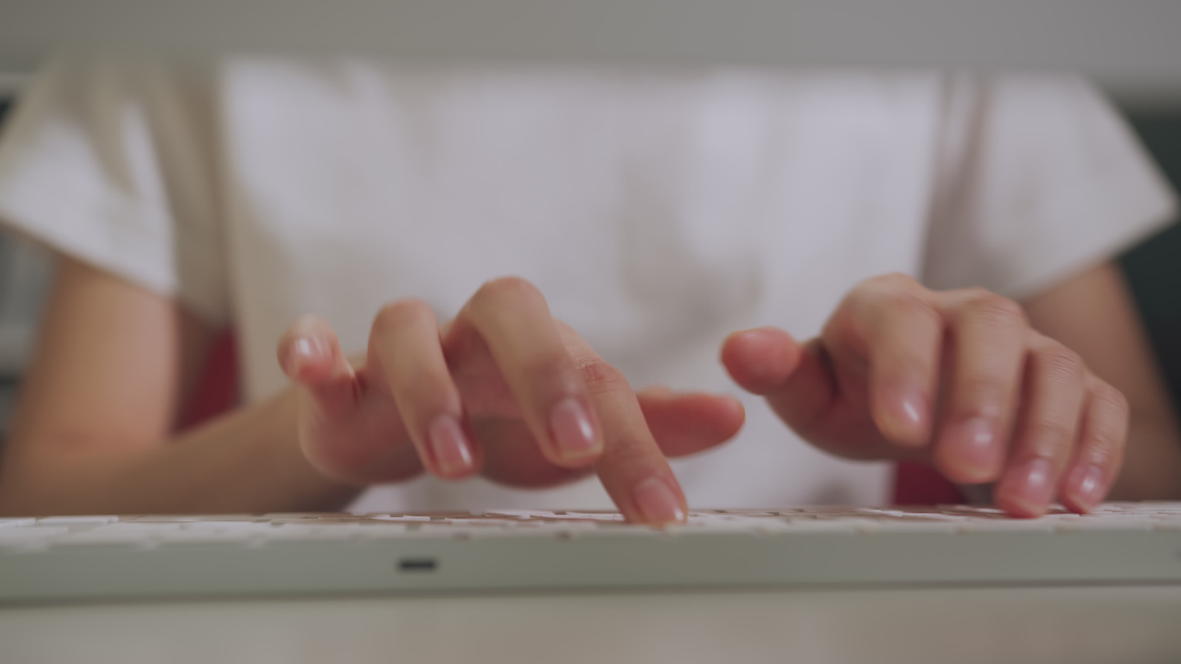 Hands Typing on a Computer Keyboard 2014268 Stock Video at Vecteezy
