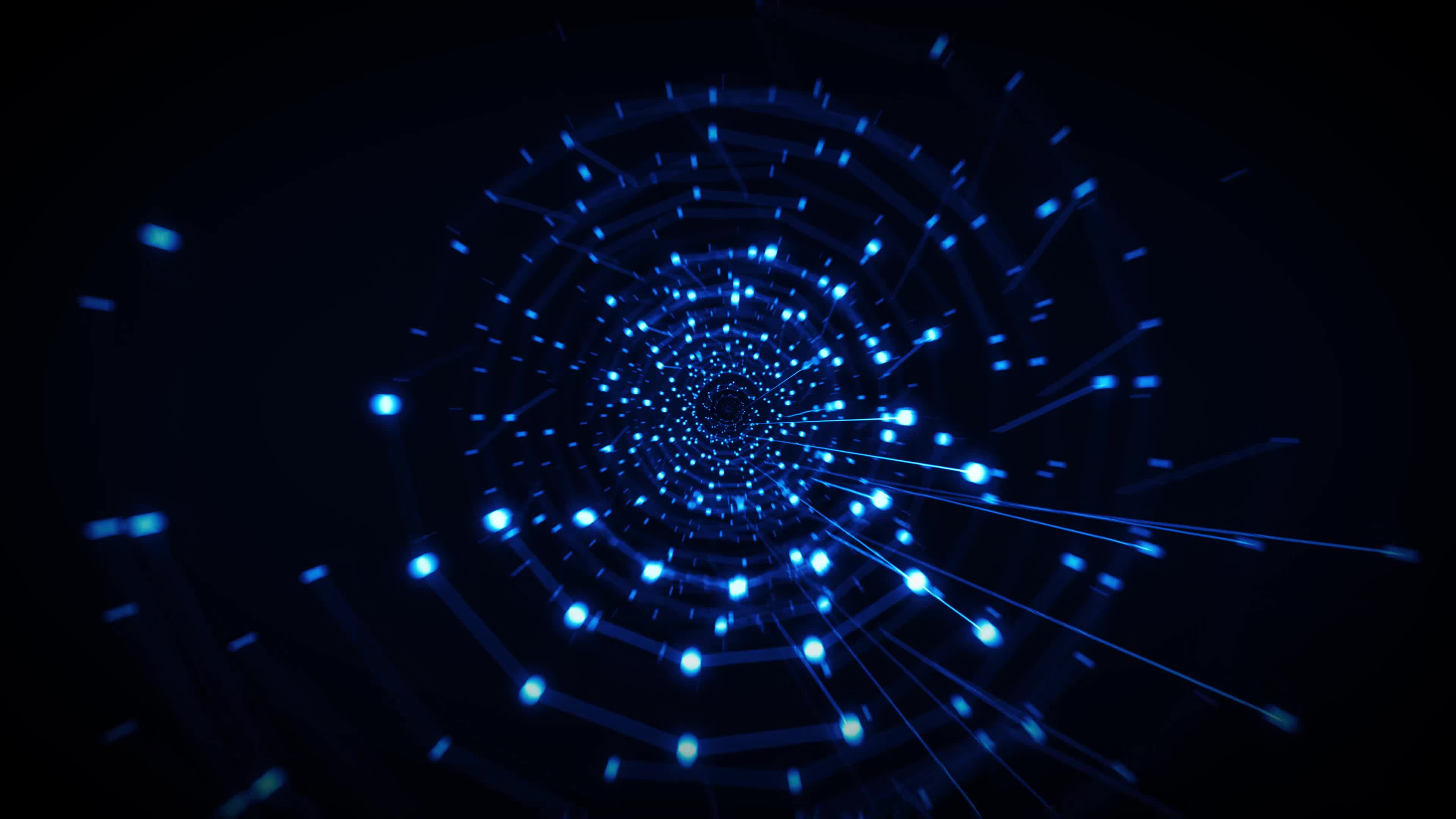 Abstract Hi Tech Futuristic Plexus Design Loop 2014561 Stock Video At