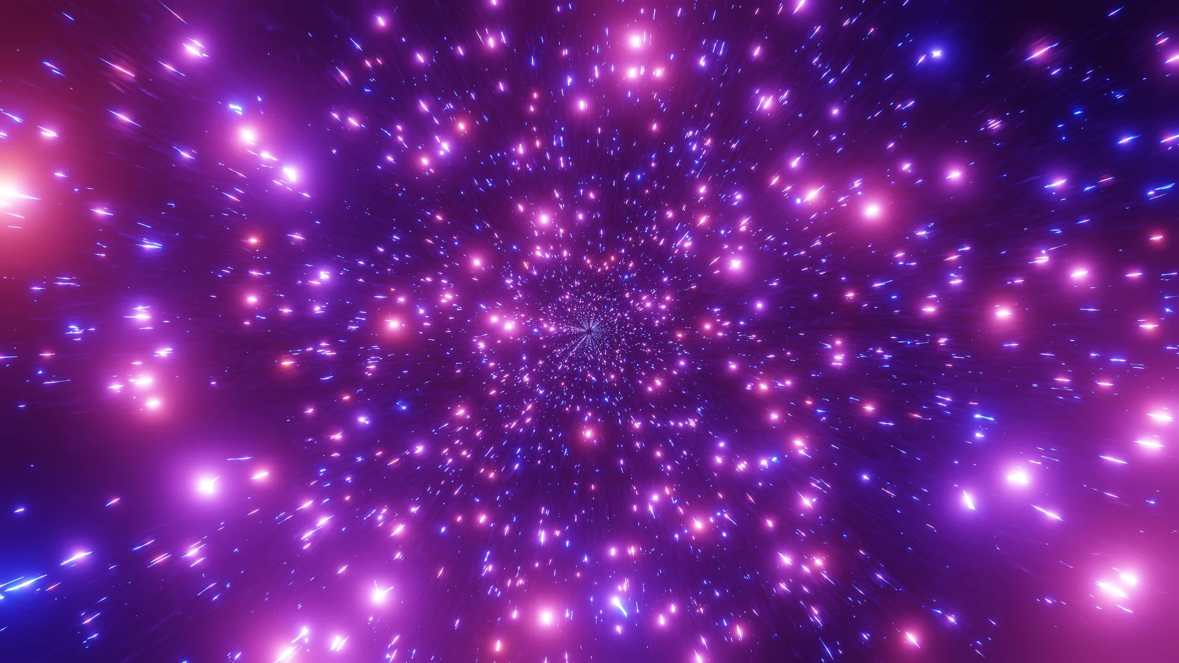 VJ loop 3d illustration blinking colorful particles galaxy 2015164 Stock Video at Vecteezy