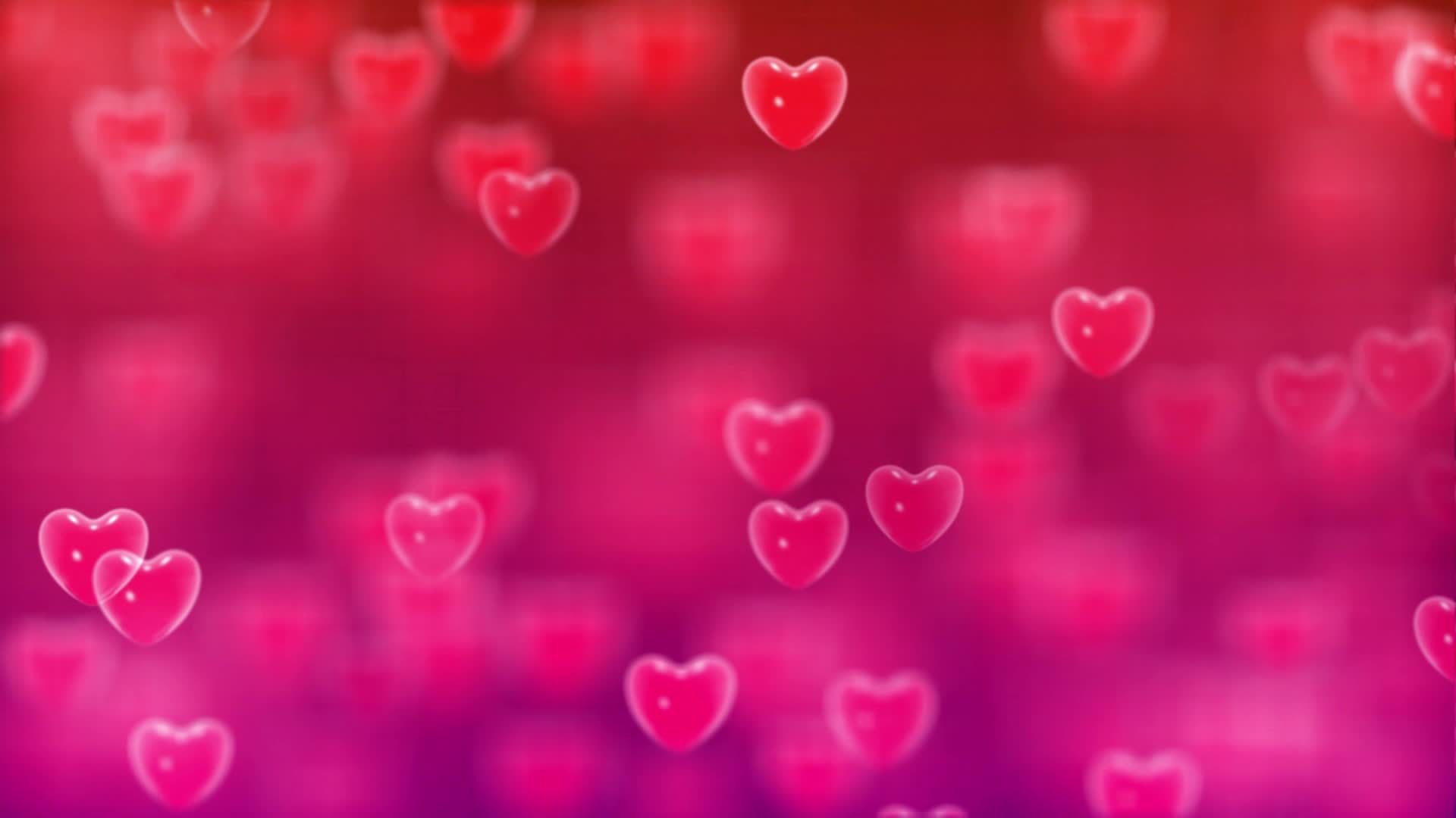 Pink Hearts Floating In Red Background 2015401 Stock Video At Vecteezy