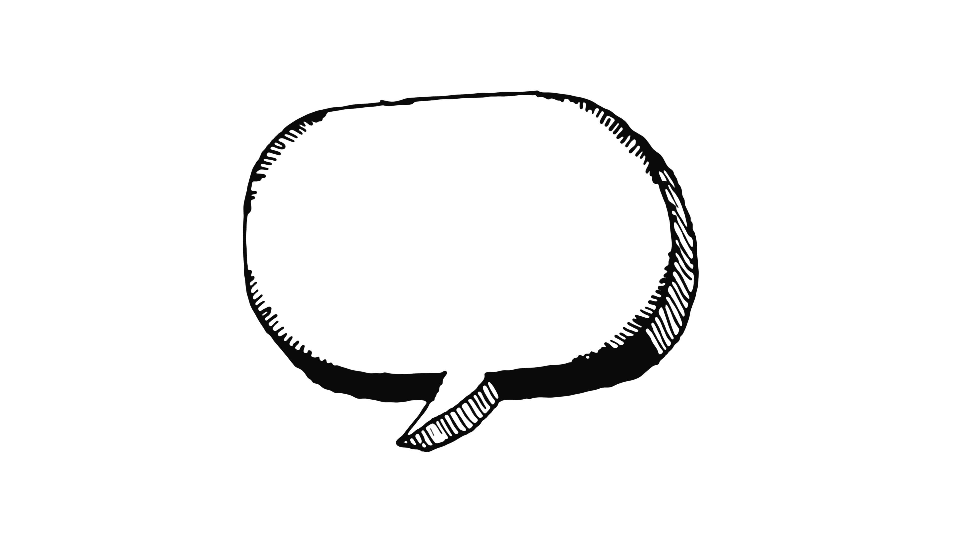 Doodle Speech Bubbles And Sketched Elements Animation 2017077 Stock ...