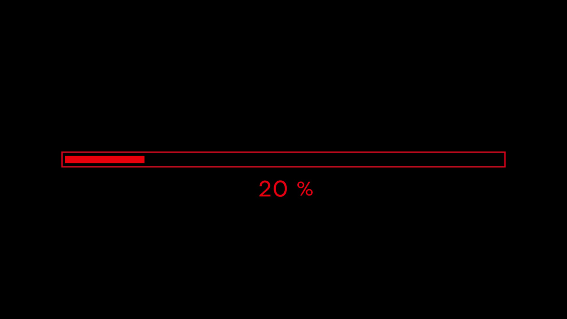 Loading Bar Isolated on Black Background 2017440 Stock Video at Vecteezy
