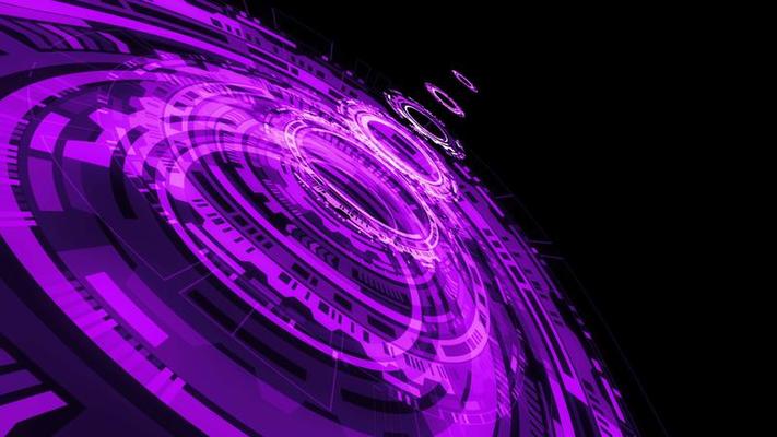 Technology Background Purple Stock Video Footage for Free Download