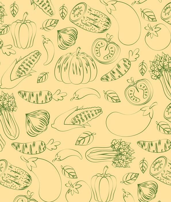 Veggies Pattern Vector Art, Icons, and Graphics for Free Download