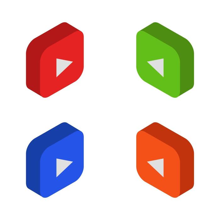 Isometric Button Vector Art, Icons, and Graphics for Free Download