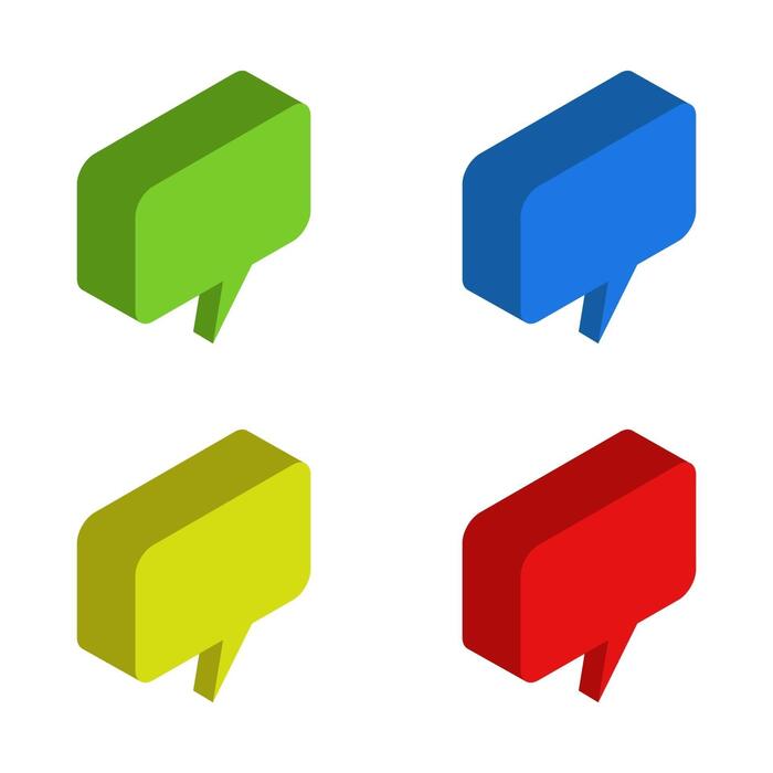 Message Icon 3d Vector Art, Icons, and Graphics for Free Download