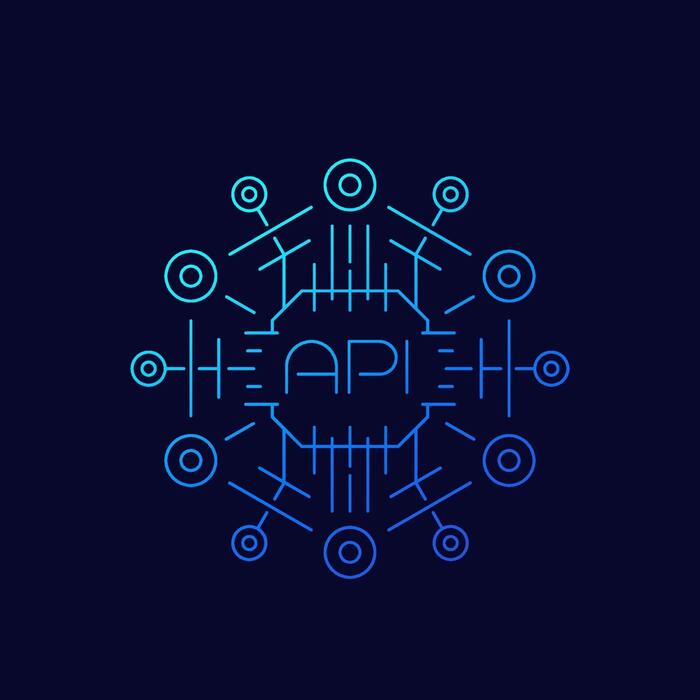 API, software integration, line icon 3420230 Vector Art at Vecteezy