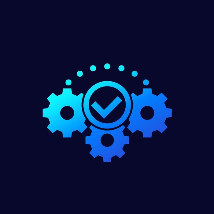 Implementation icon, ideas execution vector 2596383 Vector Art at Vecteezy