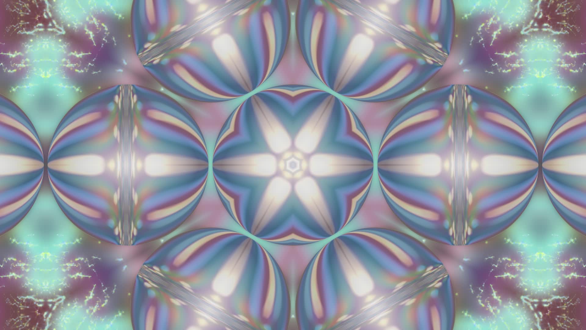 Abstract Pastel Background Kaleidoscope Mandala 2059150 Stock Video at ...