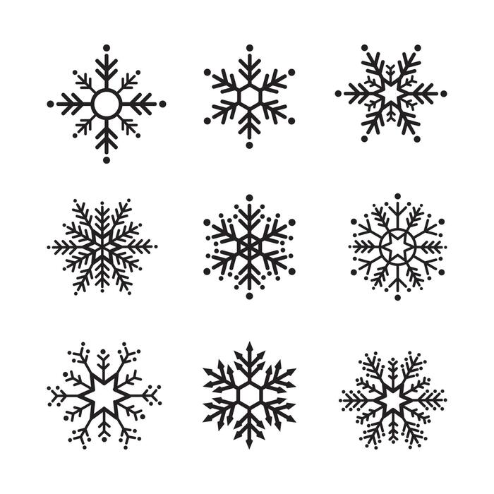 Winter Snowflakes Vector Art, Icons, and Graphics for Free Download