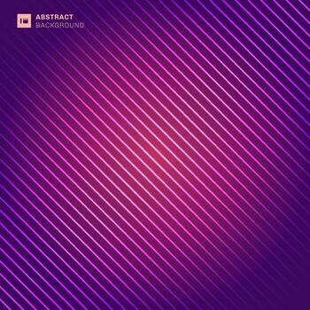Abstract pink and purple stripe diagonal lines on blue background ...