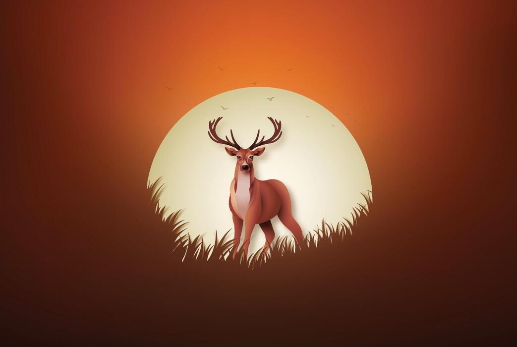 Deer Vector Art, Icons, and Graphics for Free Download