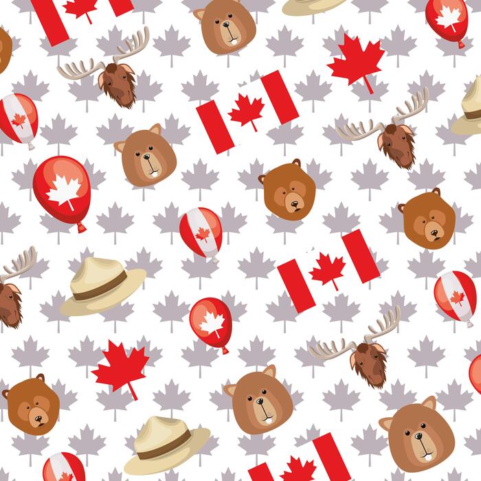 Canadian animals design 2081698 Vector Art at Vecteezy