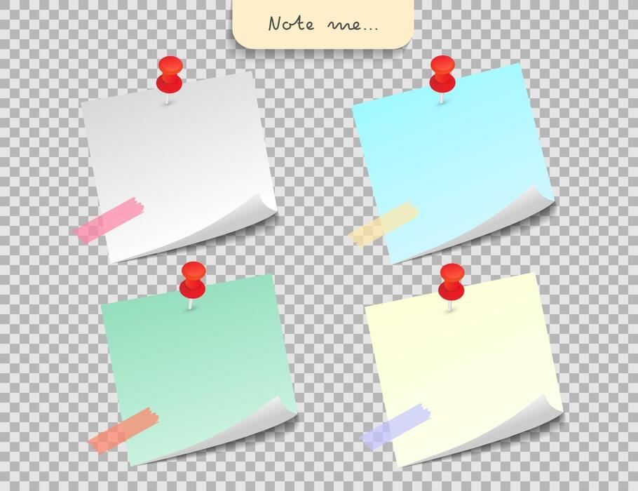 Post It Note Vector Art, Icons, and Graphics for Free Download