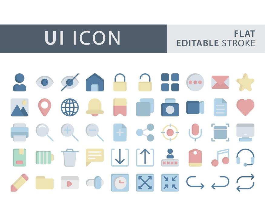 User Interface Icons Vector Art, Icons, and Graphics for Free Download