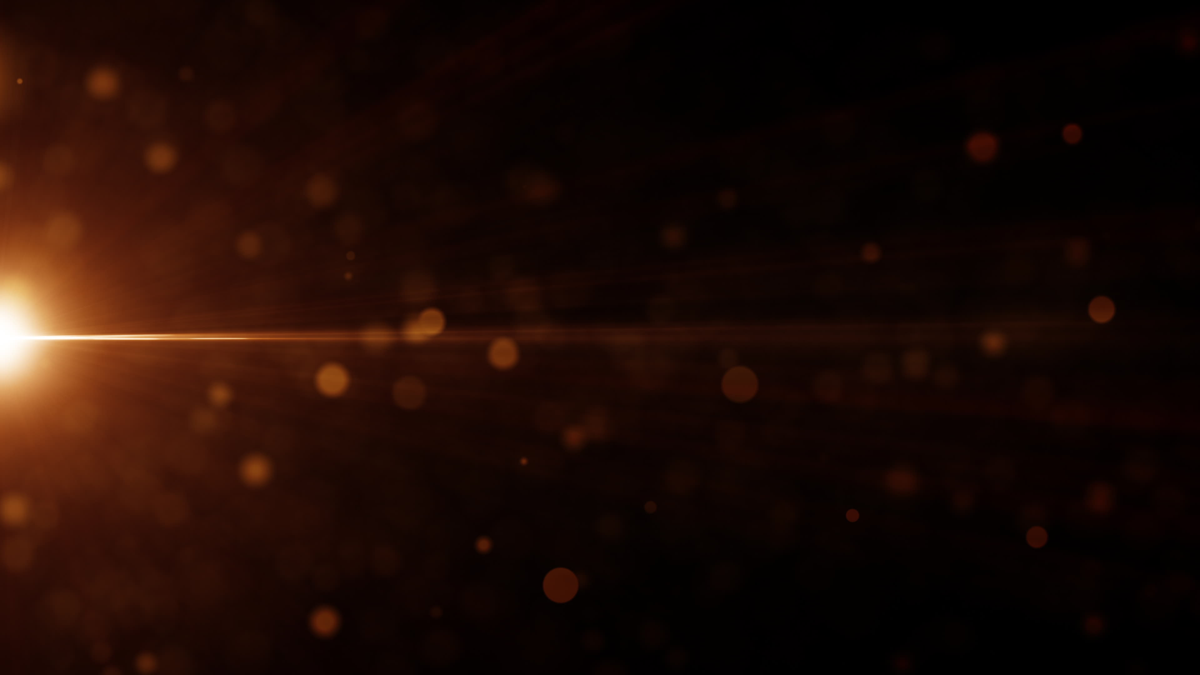 Loop Motion Gold Flare Light with Bokeh Flowing 2153657 Stock Video at Vecteezy