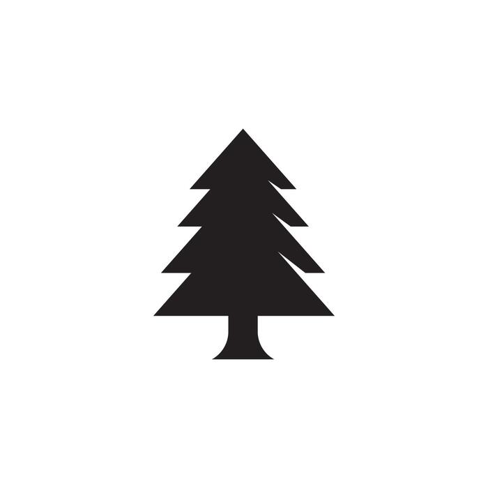 Pine Tree Line Vector Art, Icons, and Graphics for Free Download