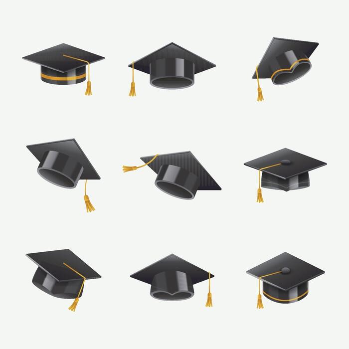 Graduation Hat Vector Art, Icons, and Graphics for Free Download