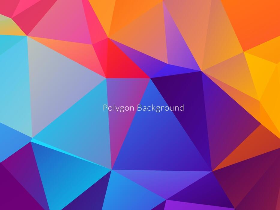 Colorful Polygon Background Vector Art, Icons, and Graphics for Free ...