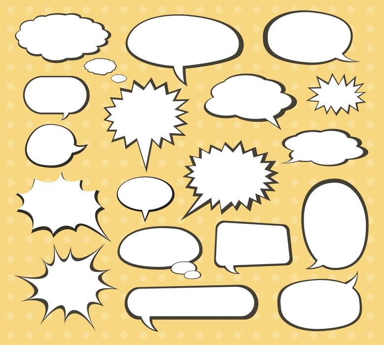 Manga Speech Bubble Vector Art, Icons, and Graphics for Free Download