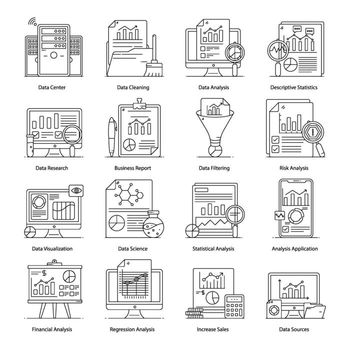 Linear Regression Vector Art, Icons, and Graphics for Free Download