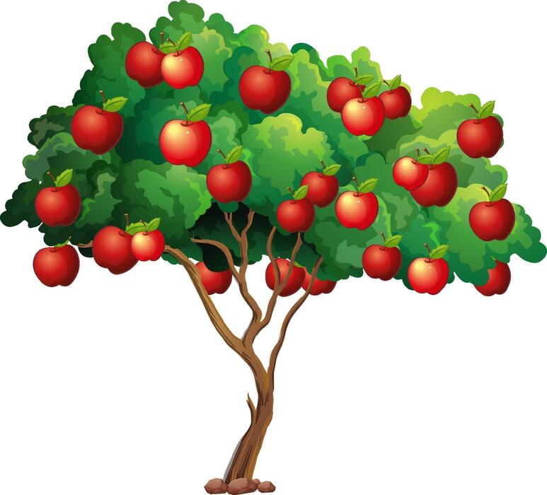 Apple Tree Vector Art, Icons, and Graphics for Free Download