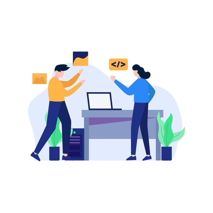 Pair Programming Vector Art, Icons, and Graphics for Free Download