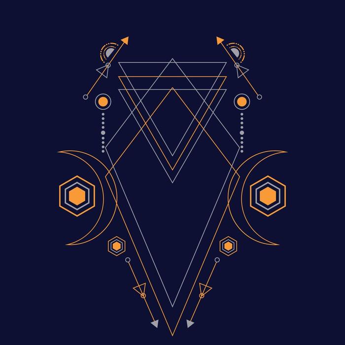 Moon Geometry Vector Art, Icons, and Graphics for Free Download