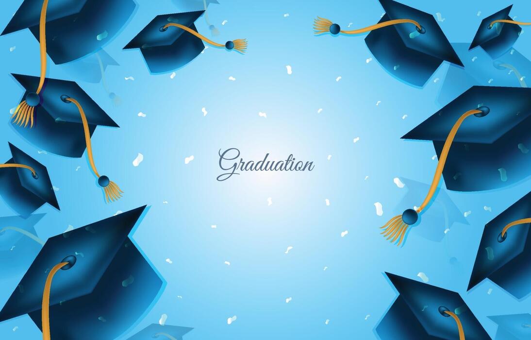 Green Graduation Background Vector Art, Icons, and Graphics for Free ...