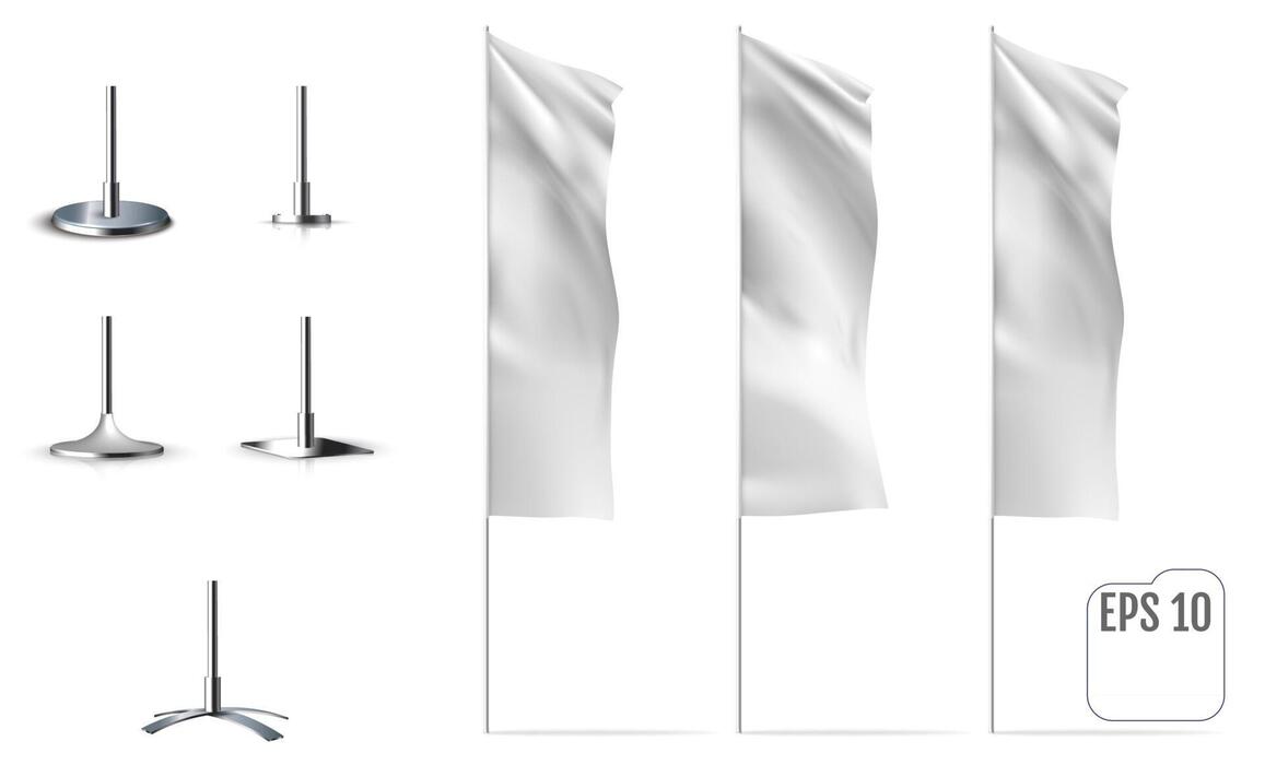 Flag Mock Up Vector Art, Icons, and Graphics for Free Download