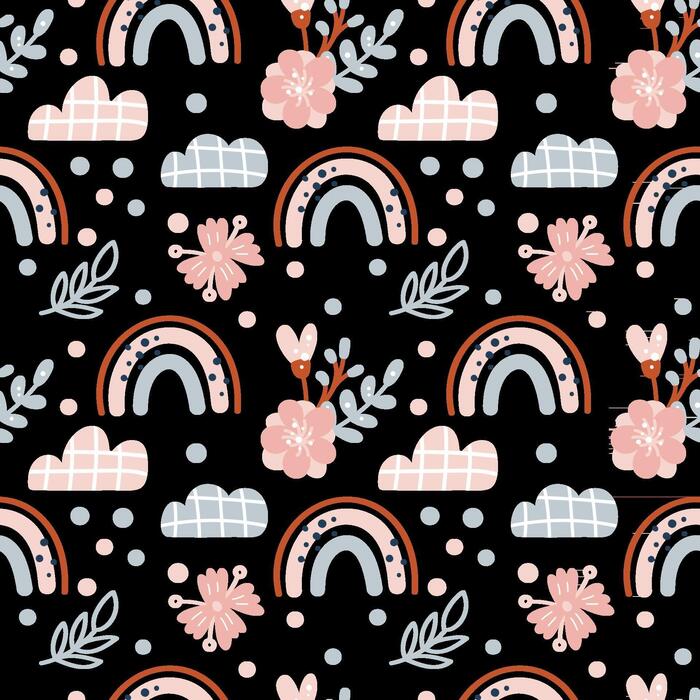 Rainbow Pattern Vector Art, Icons, and Graphics for Free Download