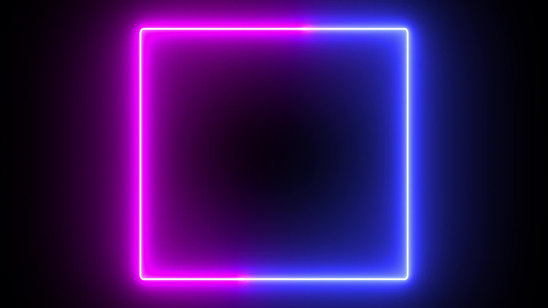 Neon Flowing Glow Red And Blue Square Background 2427605 Stock Video At