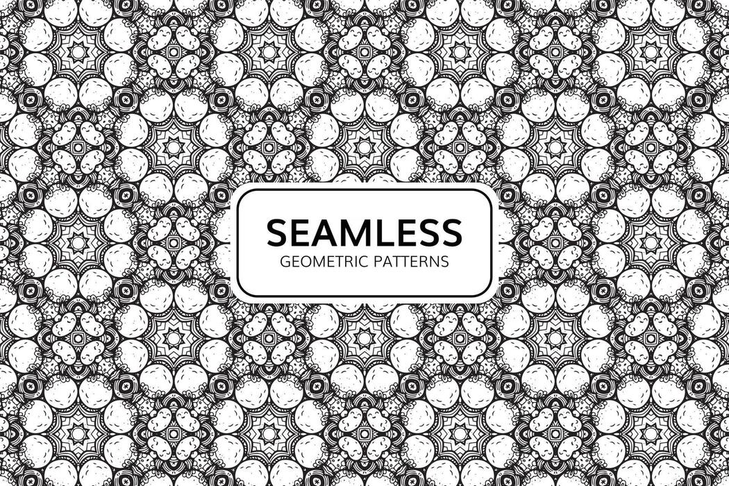 Abstract Geometric Seamless Pattern Vector Art, Icons, and Graphics for ...