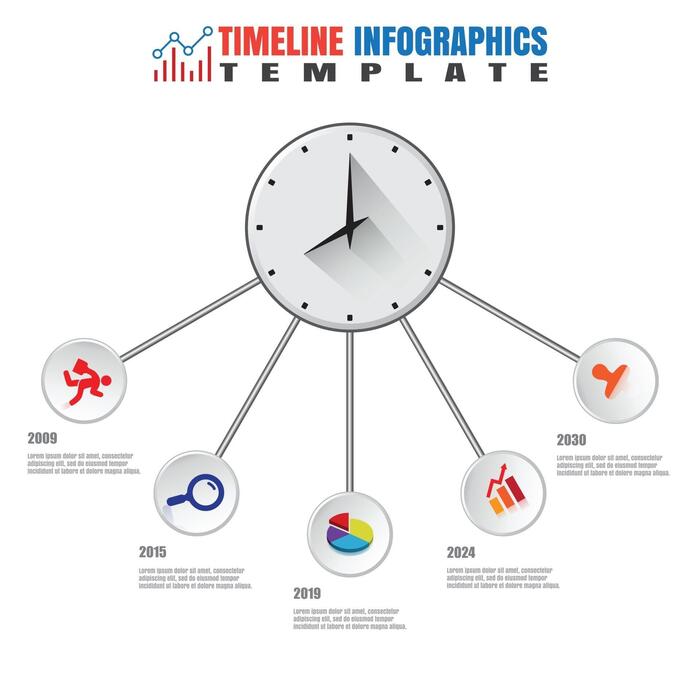 Clock Infographic Vector Art, Icons, and Graphics for Free Download
