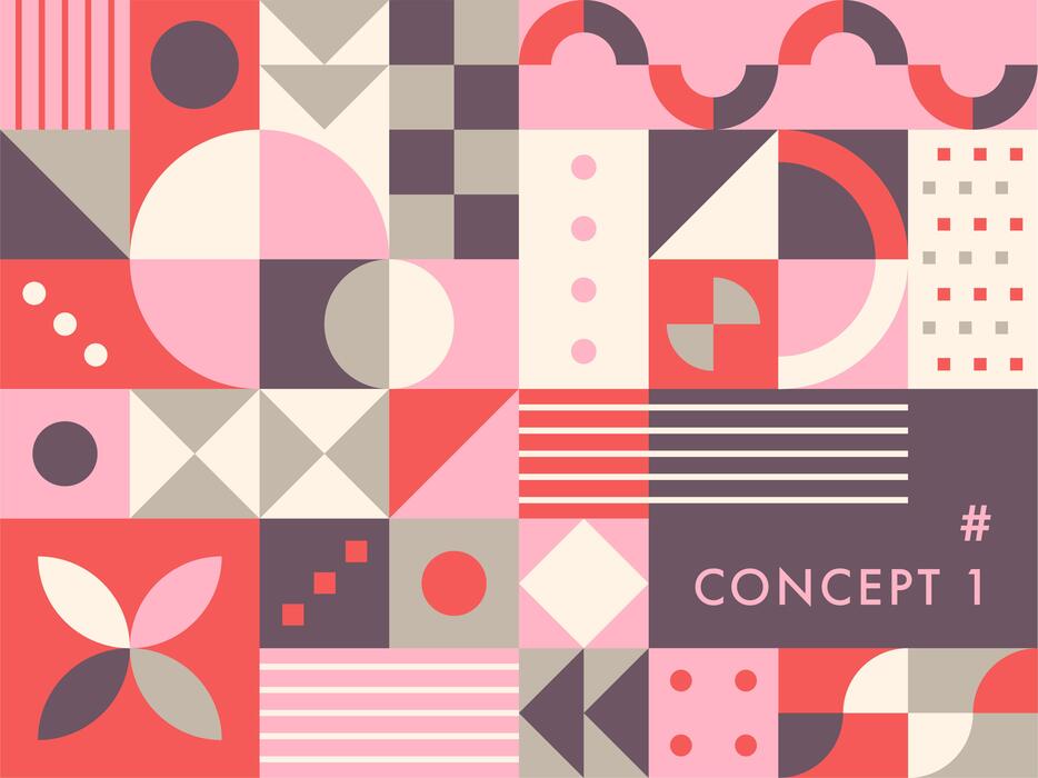 Retro Circle Pattern Vector Art, Icons, and Graphics for Free Download