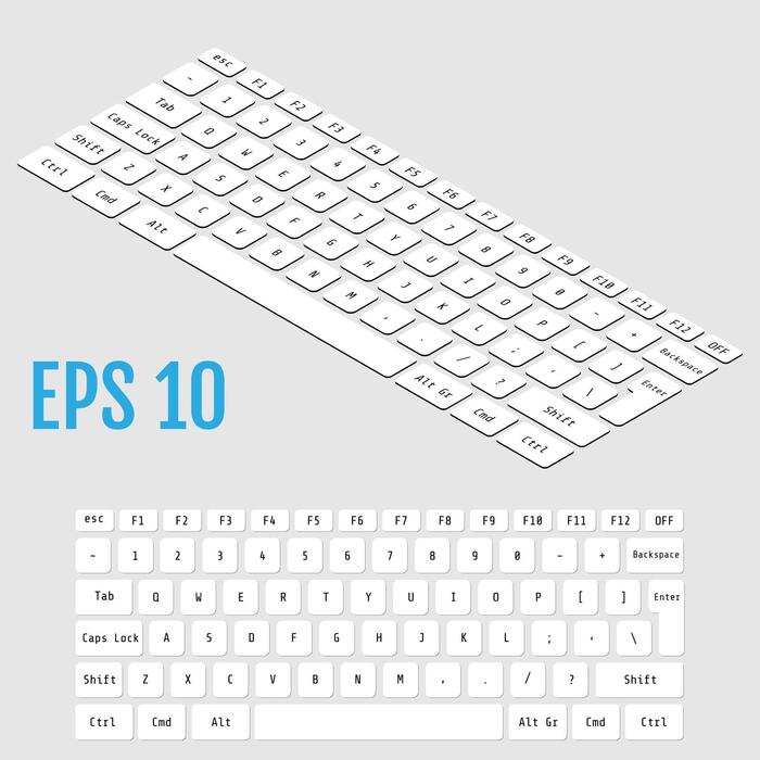 Computer Keyboard Vector Art, Icons, and Graphics for Free Download