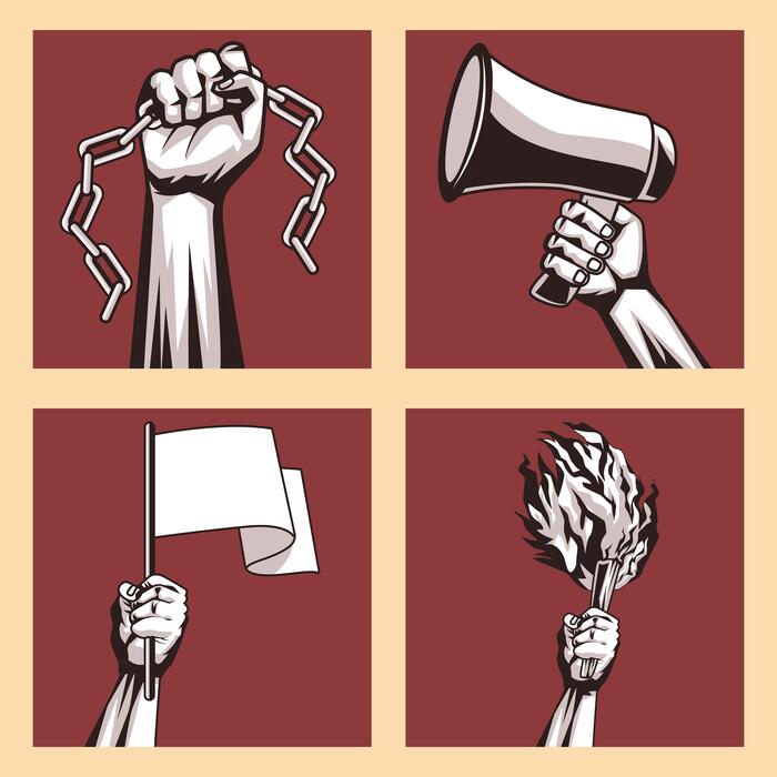 Protest Vector Art, Icons, and Graphics for Free Download