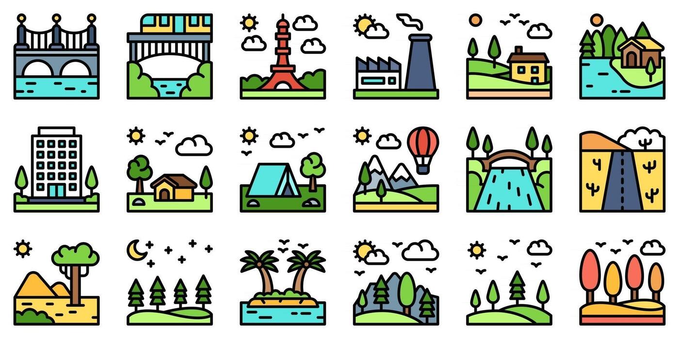 Landscape Architecture Symbols Vector Art, Icons, and Graphics for Free ...