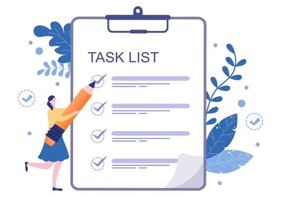 Task List Vector Illustration 2531060 Vector Art at Vecteezy Task List Vector Illustration 2531060 Vector Art at Vecteezy