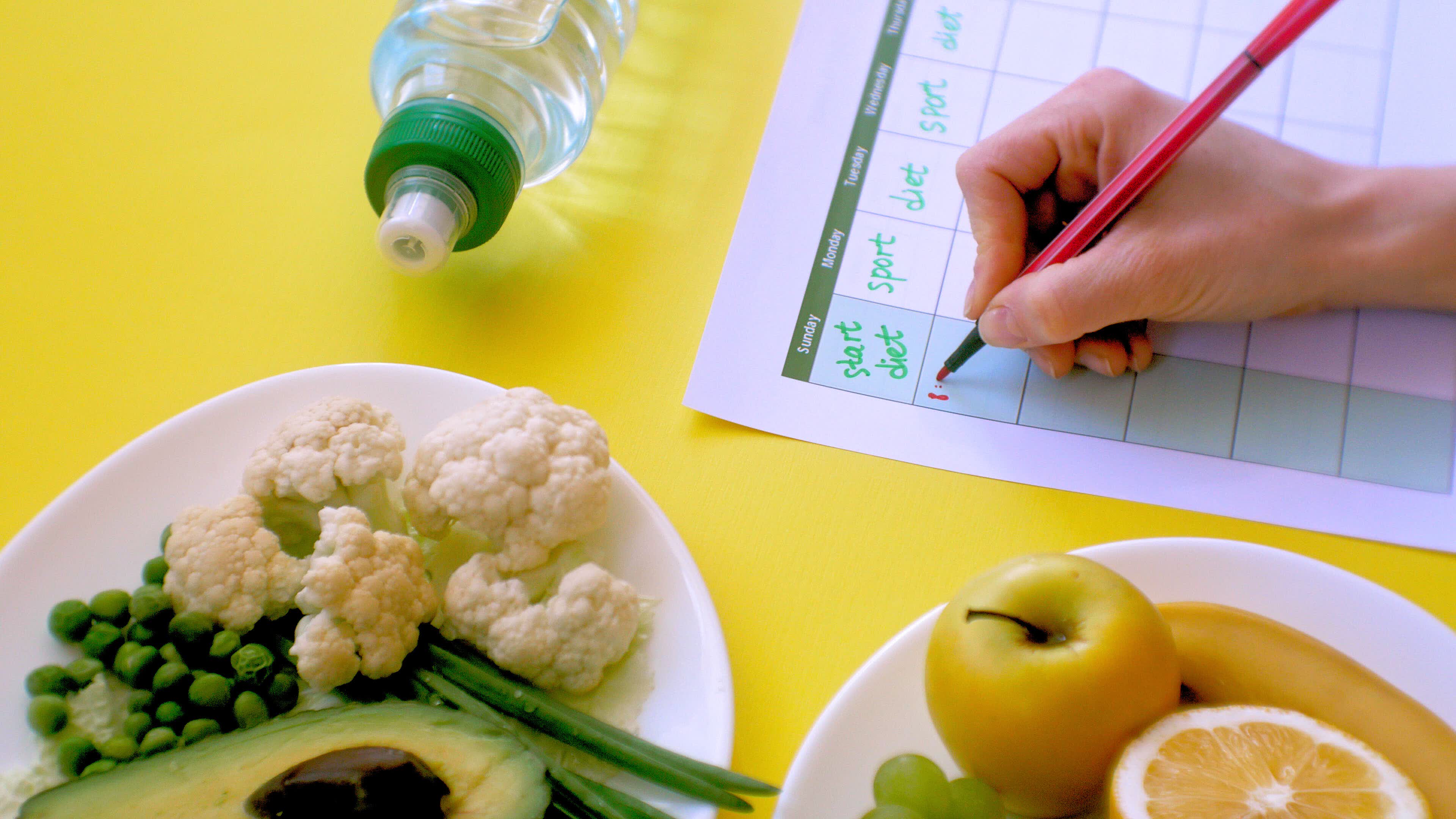 Diet Plan Stock Video Footage for Free Download