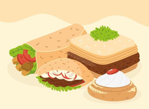 Food and eat icon collection 4212266 Vector Art at Vecteezy