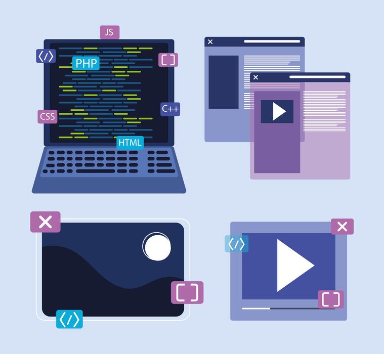 Frontend Software Vector Art, Icons, and Graphics for Free Download