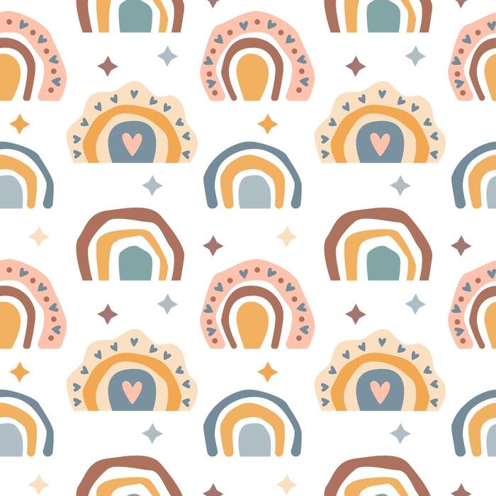 Cute Rainbow Background Vector Art, Icons, and Graphics for Free Download