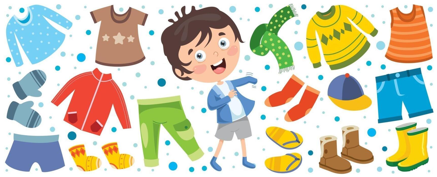 Kids Clothes Vector Art, Icons, and Graphics for Free Download